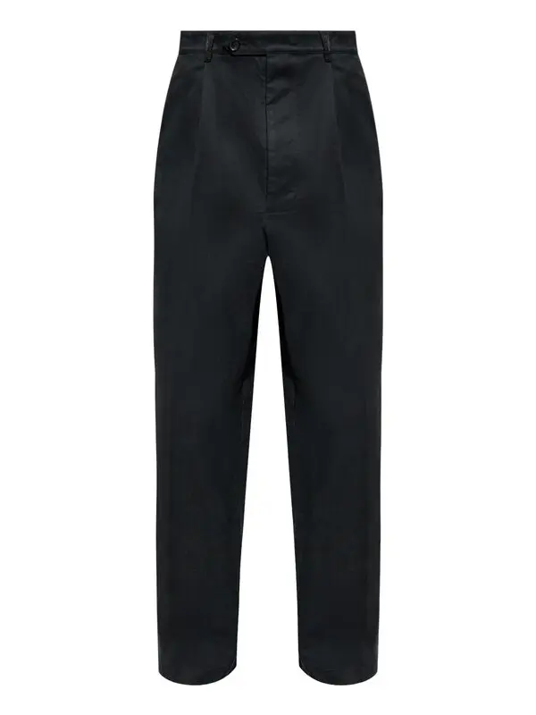 Bally Creased Trousers - Navy Blue