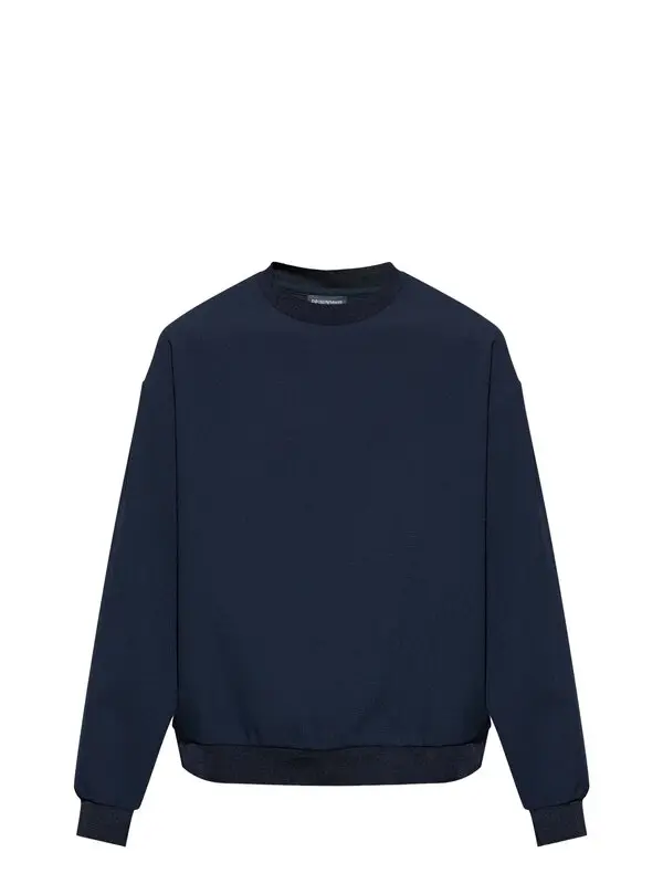 Emporio Armani Crew Neck Sweatshirt - Navy Blue