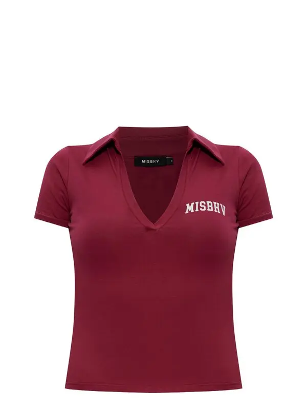 MISBHV Logo Top - Burgundy