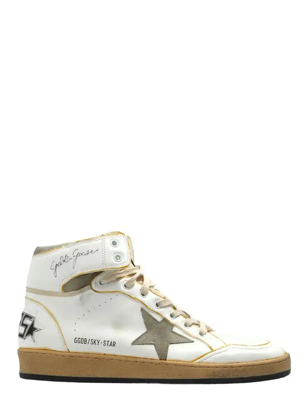 Golden Goose Sky Star’ Ankle-high Sneakers - White