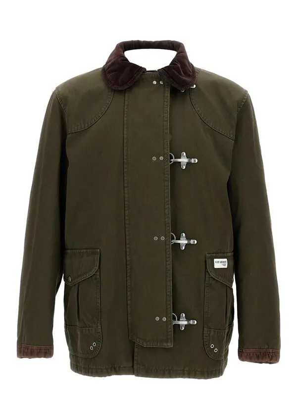 FAY 4-hook Archive Blazer - Green