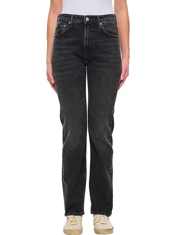 Citizens Of Humanity Zurie Straight Leg Jeans - Black