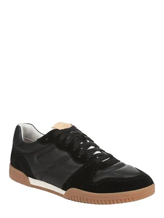 Vince Bel Air Leather Sneakers - Black