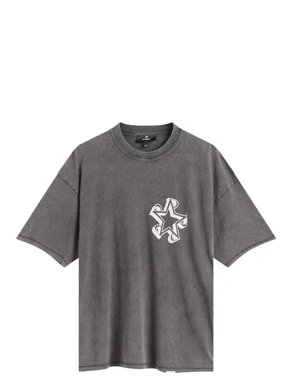 REPRESENT Initial Star T-shirt - Vintage Grey