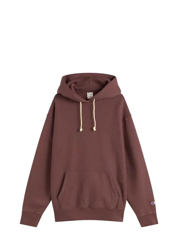 Champion Reverse Weave Relaxed Hoodie - Brown