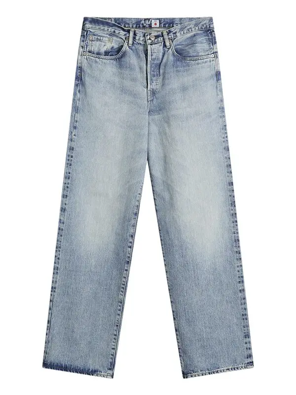 Edwin Wide Fit Red Selvedge Denim Jeans - Blue