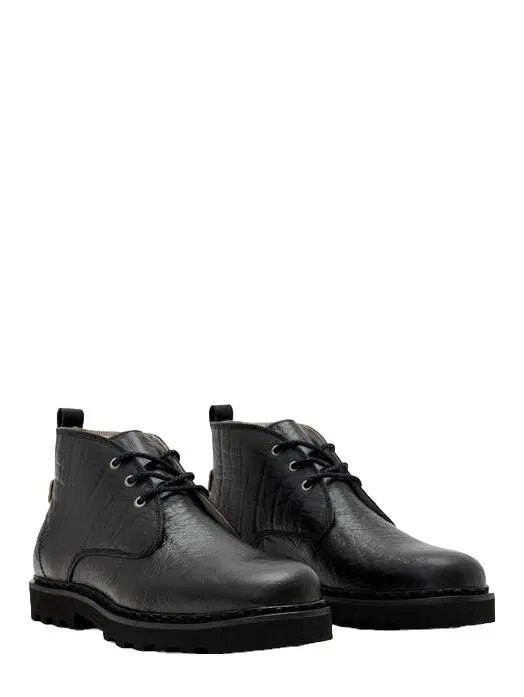 ALLSAINTS Skiff Mid Boots - Black Grain