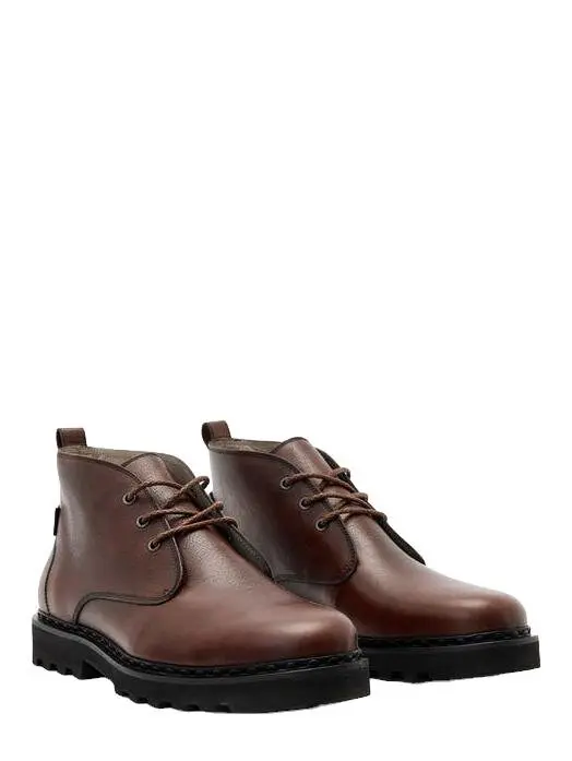ALLSAINTS Skiff Mid Boots - Chestnut Brown