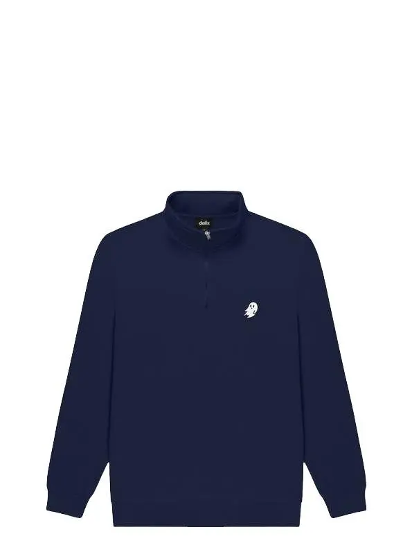 DALIX Quarter Zip Pullover - Navy