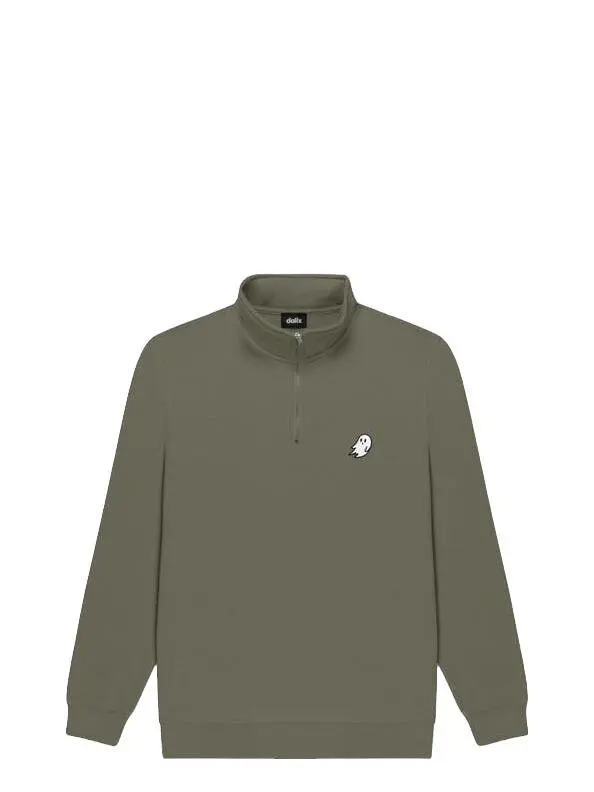 DALIX Ghost Quarter Zip Pullover - Pine