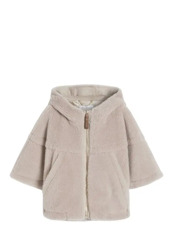 Max Mara Cropped Alpaca-wool Cape - Brown