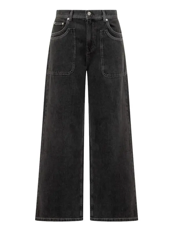 Ba&sh Wide-leg Jeans - Black