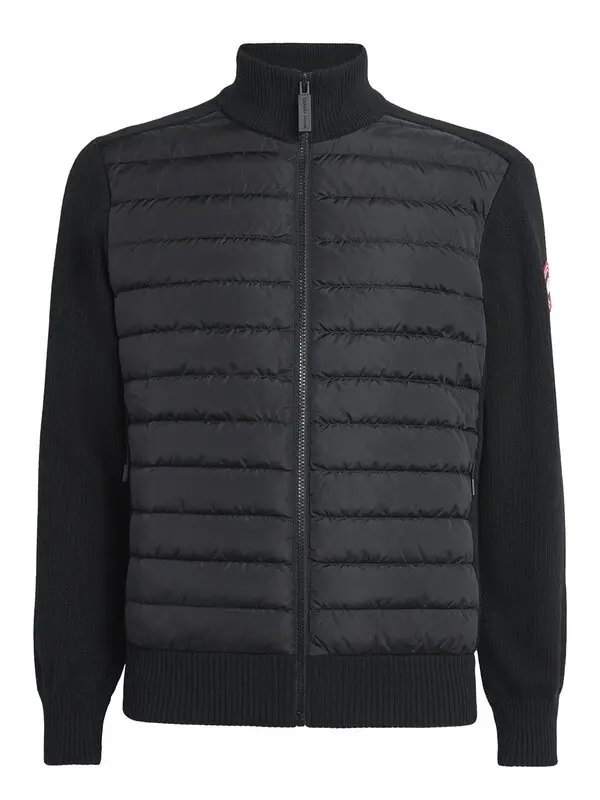 Canada Goose Down-merino Wool Hybridge Jacket - Black