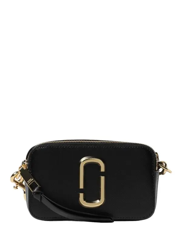 Marc Jacobs Snapshot Saffiano Leather Bag - Black