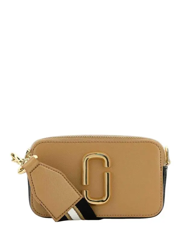 Marc Jacobs Snapshot Bag In Saffiano Leather - Camel