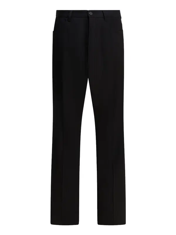 Balenciaga Wool Tailored Pants - Black