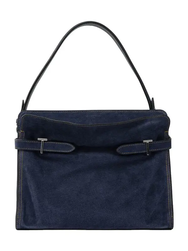LE TANNEUR Medium Shoulder Bag - Blue