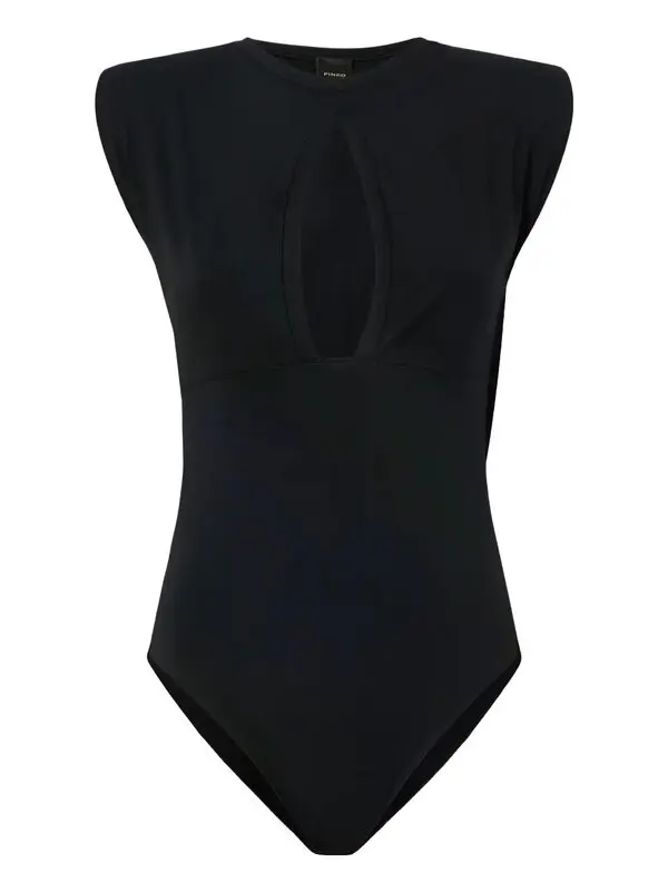 Pinko Cut-out Bodysuit - Black