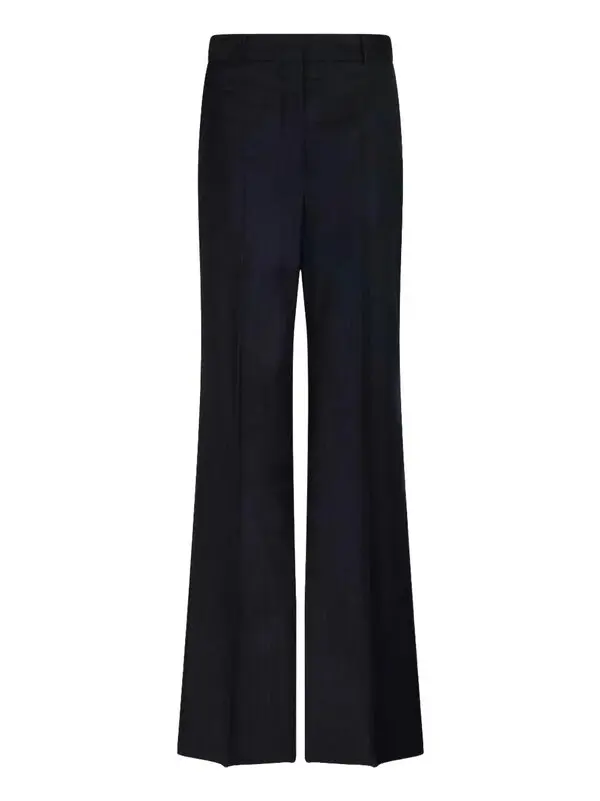 Max Mara Pinstriped Trousers - Black