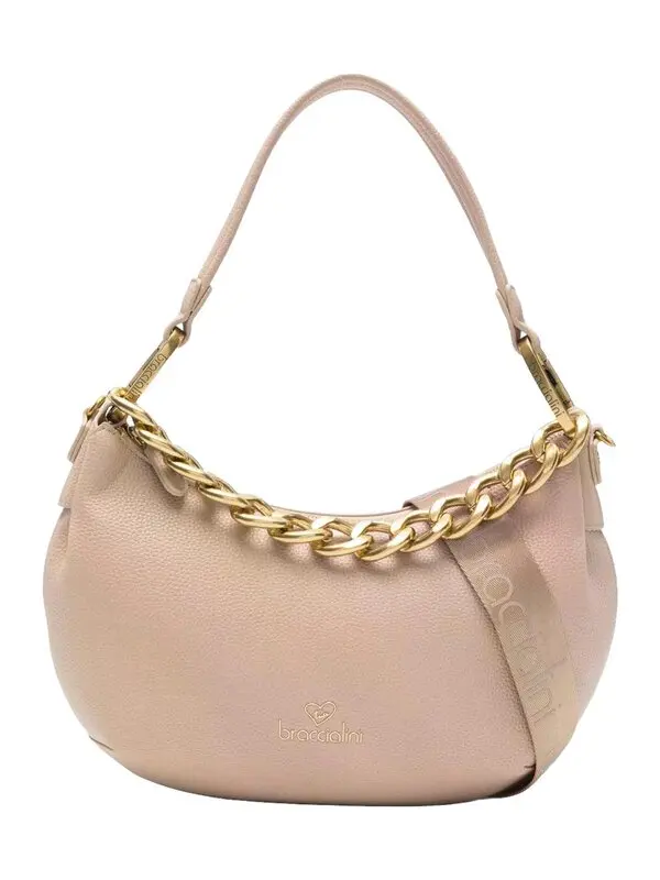 BRACCIALINI Chain-detail Shoulder Bag - Neutrals