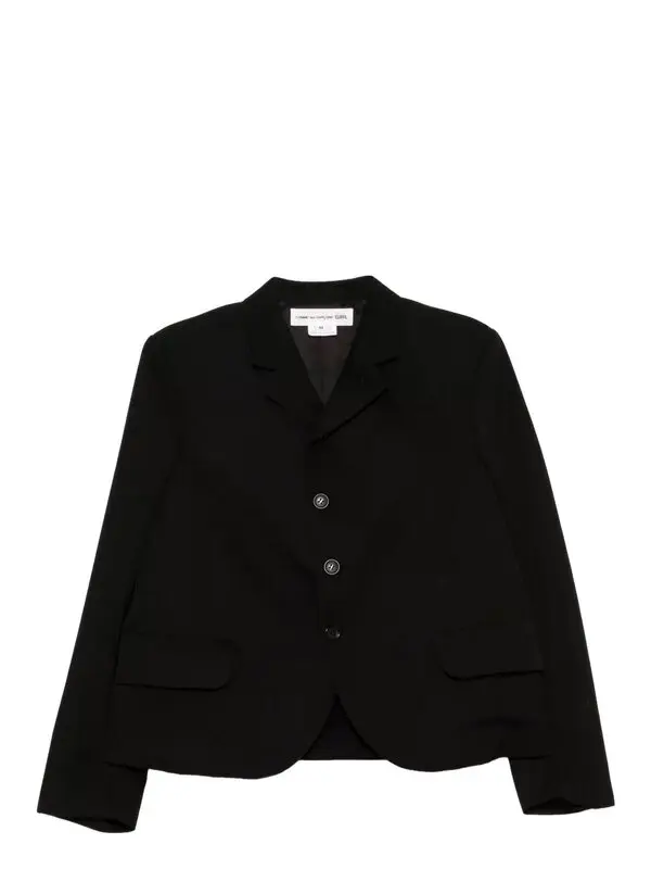 Comme Des Garçons Wool Blazer - Black