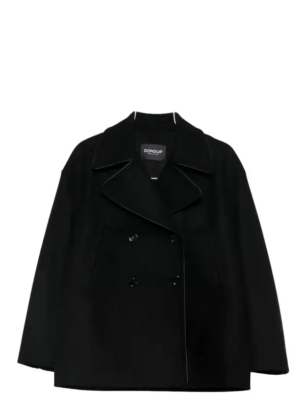 DONDUP Double-breasted Jacket - Black