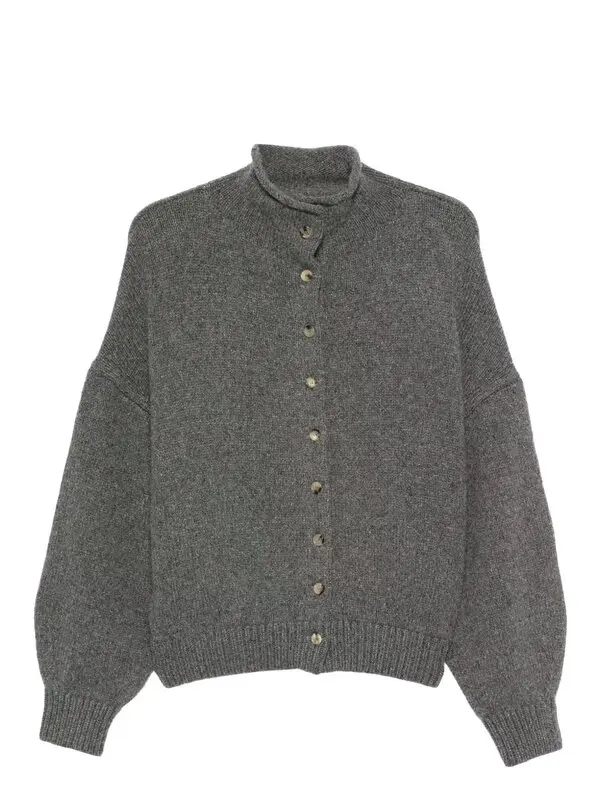 Khaite Buttoned Cardigan - Grey