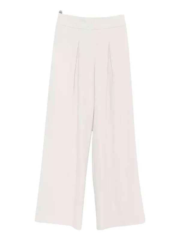 Peserico Pleated Wide-leg Trousers - Neutrals