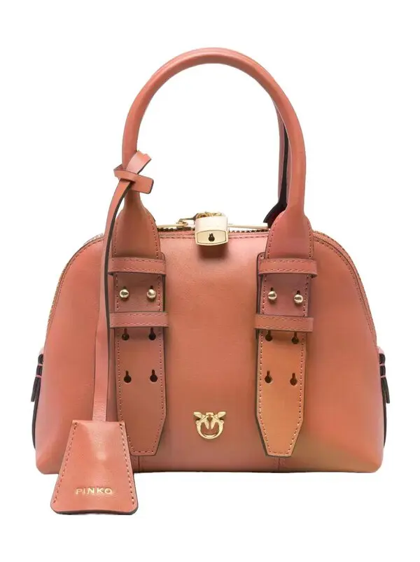 Pinko Buckle-detailing Shoulder Bag - Pink