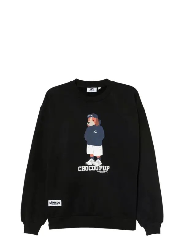 CHOCOOLATE Graphic Sweatshirt - Black
