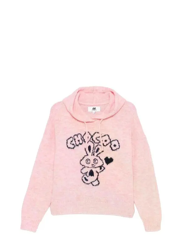 CHOCOOLATE Graphic-print Hoodie - Pink