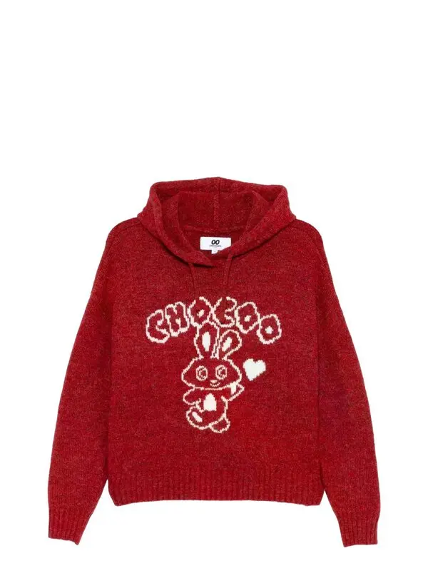 CHOCOOLATE Graphic-print Hoodie - Red