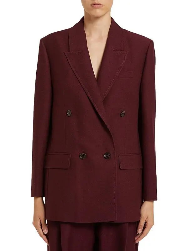Marella Fluid Blazer - Bordeaux