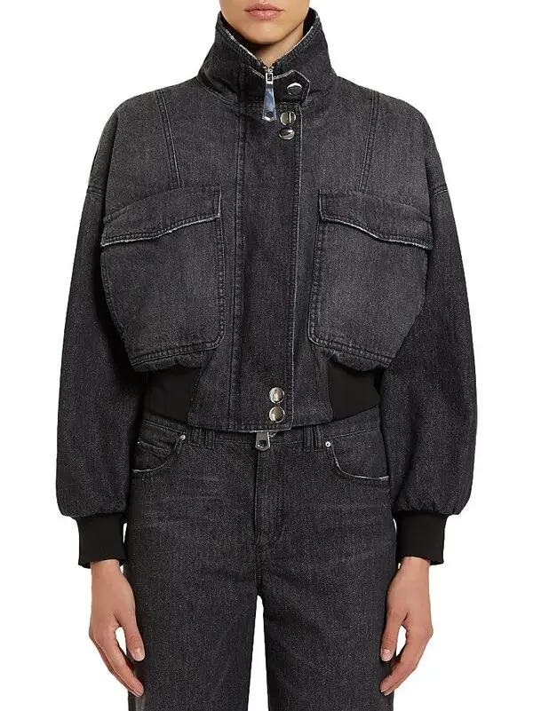 Marella Denim Jacket - Black
