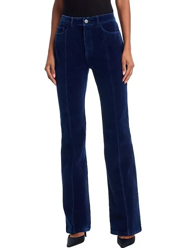 Cinq À Sept Shailen High-rise Velvet Denim Jeans - Annecy
