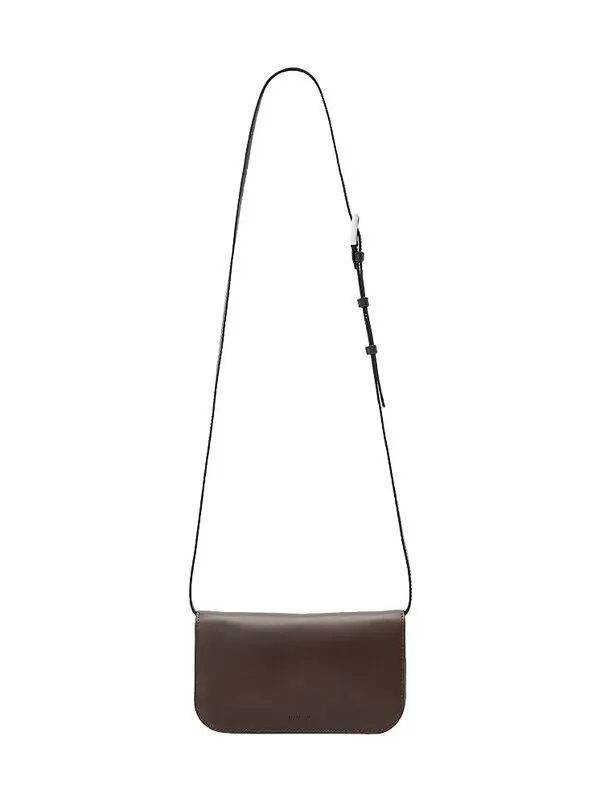 ALLSAINTS Maeve Wallet Crossbody Bag - Fango Brown