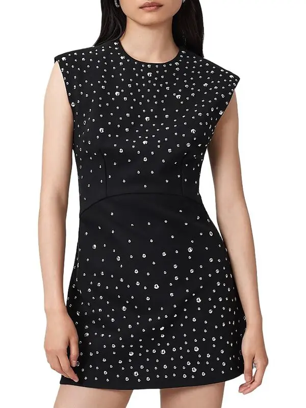 ALLSAINTS Tamara Embellished Dress - Black