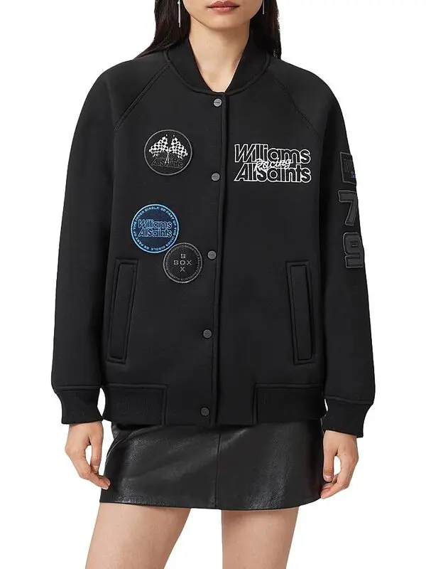 ALLSAINTS Williams X Nico Bomber Jacket - Black