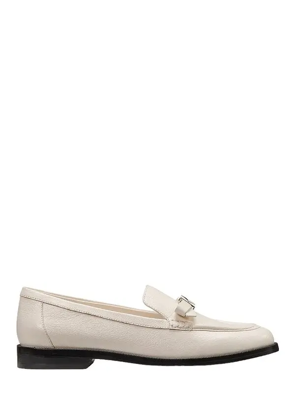 Kate Spade New York Deco Bow Loafer Flats - Cashew Milk