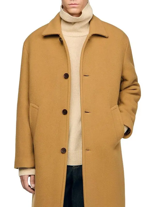 Sandro Alain Coat - Camel