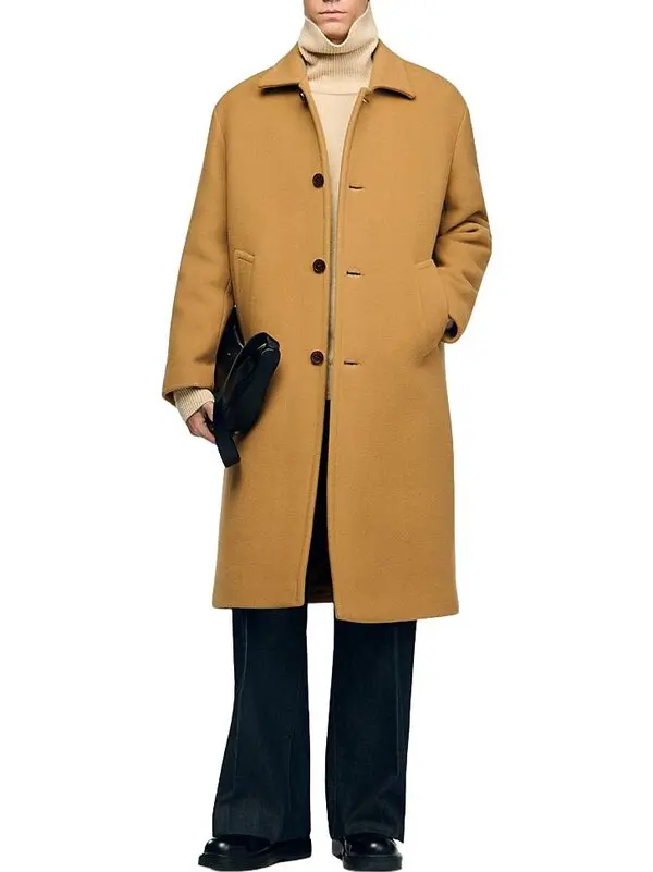 Sandro Alain Coat - Camel