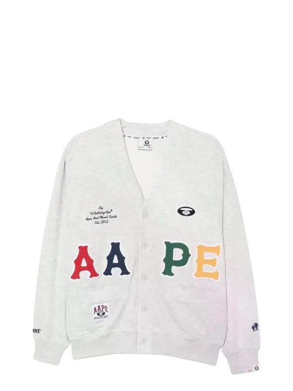 AAPE BY *A BATHING APE® Logo-appliqué Sweatshirt - Grey