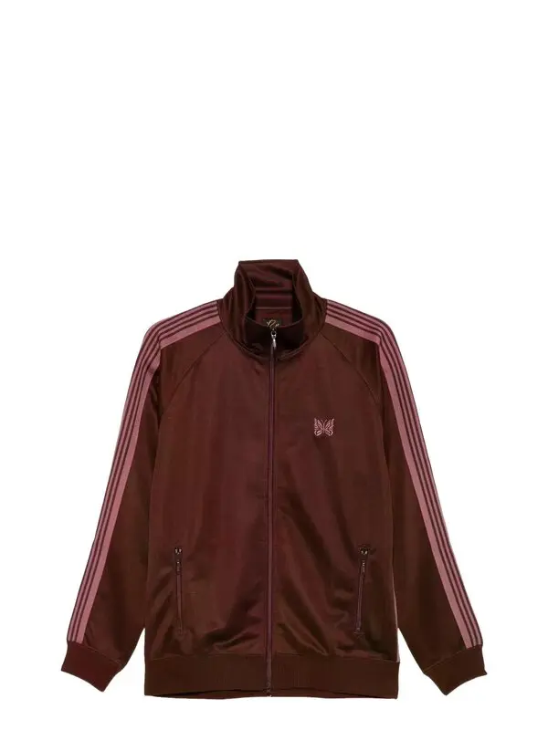 Needles Striped Zip Jacket - Brown