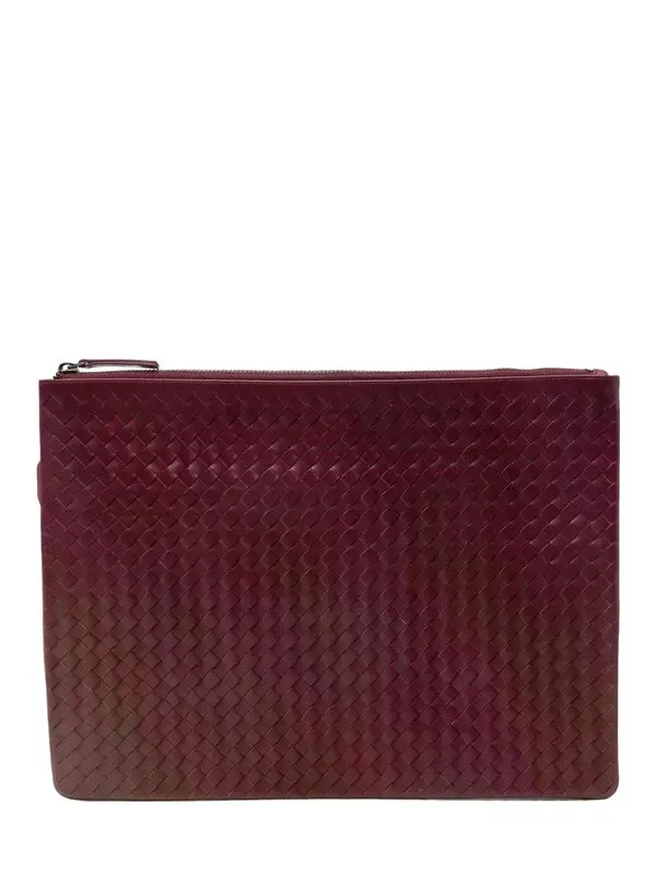 Dragon Diffusion Woven Clutch Bag - Red
