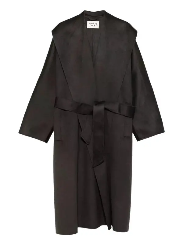 Tove Oversized Coat - Black