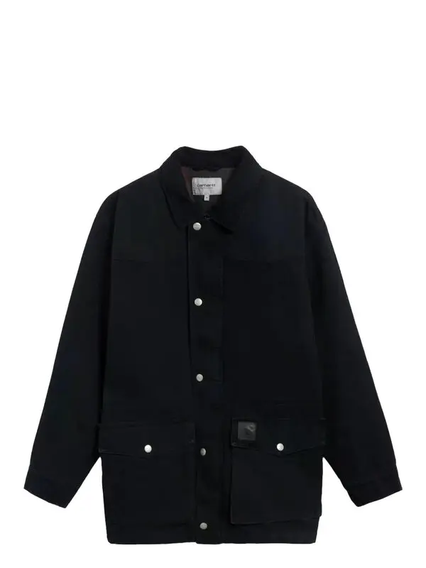 Carhartt Work In Progress Buttoned Pocket Coat - Black