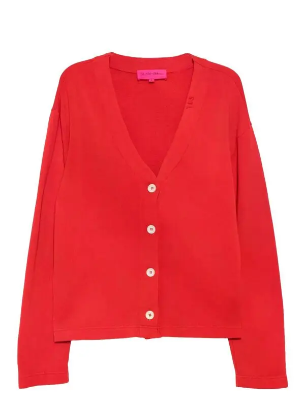 THE ELDER STATESMAN Daily Cardigan - Red