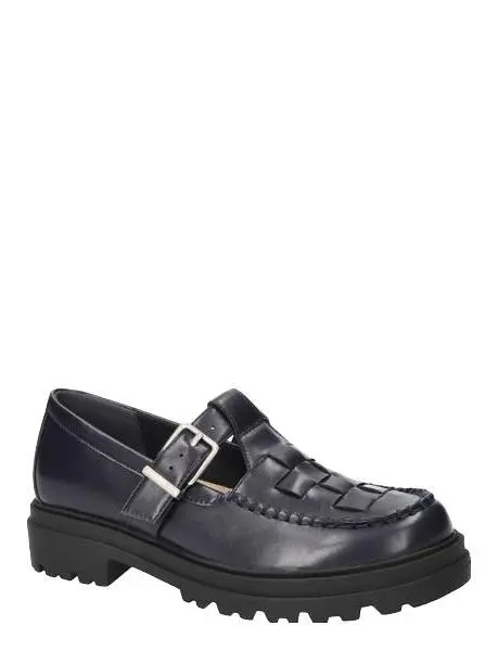 BELLA VITA Lug Sole Loafer - Navy