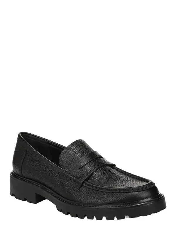 Vince Delmore Penny Loafer - Black