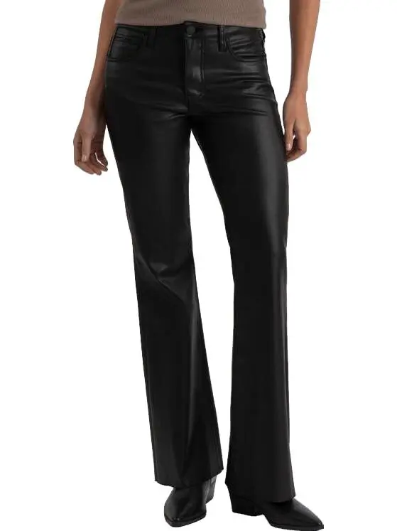 Kut From The Kloth Stella Coated Flare Jeans - Black
